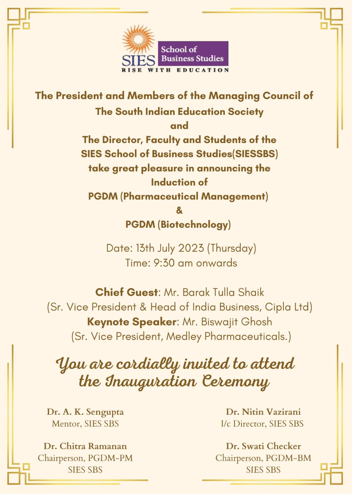 SIES | School of Business Studies